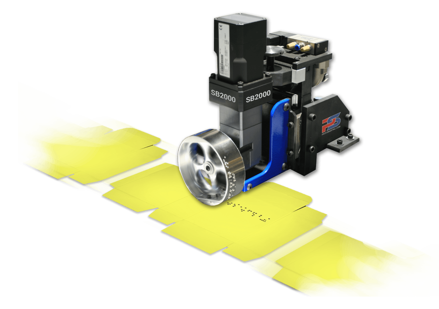 SB-2000 | High-Speed Pharma Braille Rotary Embosser - Pack-Smart Inc.